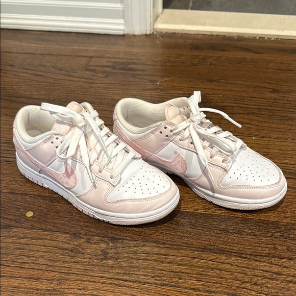 Nike | Shoes | Nike Pink Pandas With Paisley Check Barely Worn | Poshmark